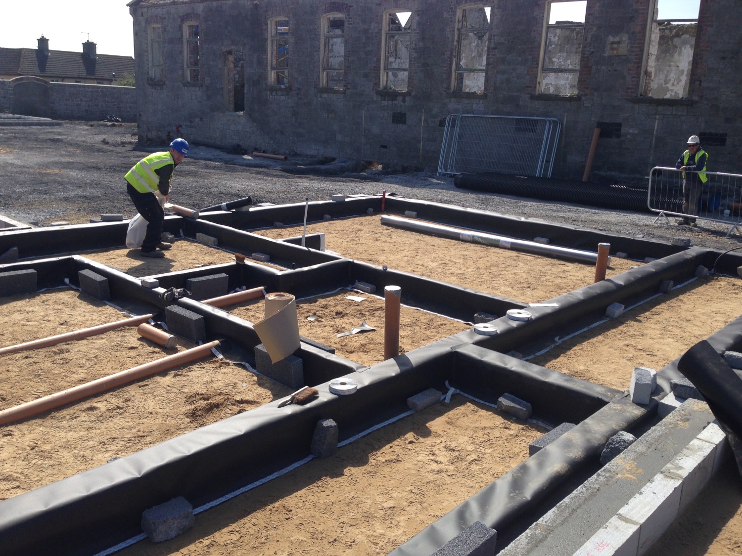 Recent Installation of Radon Barrier in Limerick City - Southwest Radon