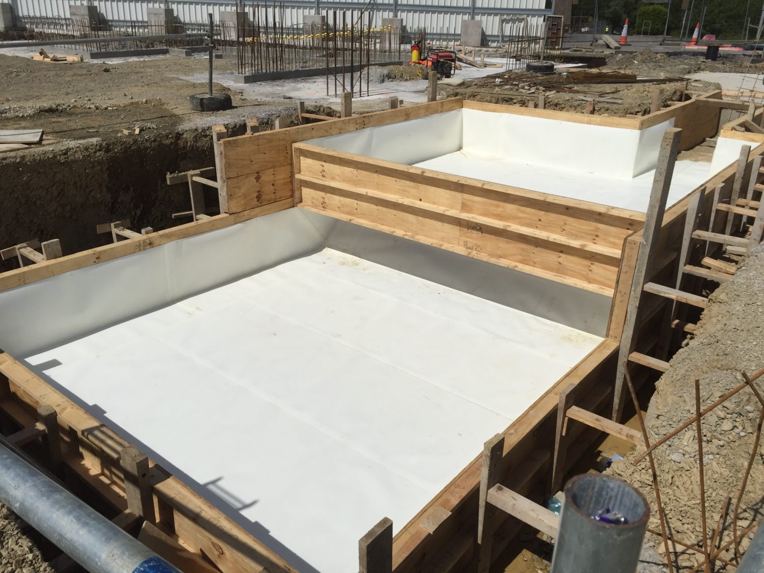 Waterproofing to a double lift pit - Southwest Radon