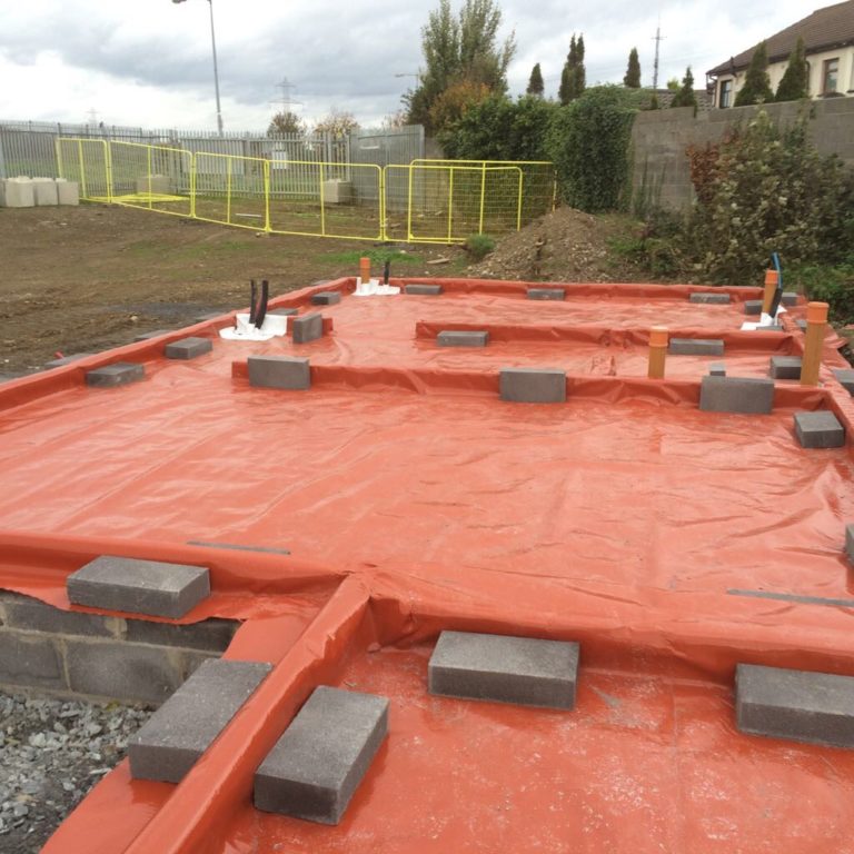 RMB400 Reinforced Radon Barrier Installation - Southwest Radon
